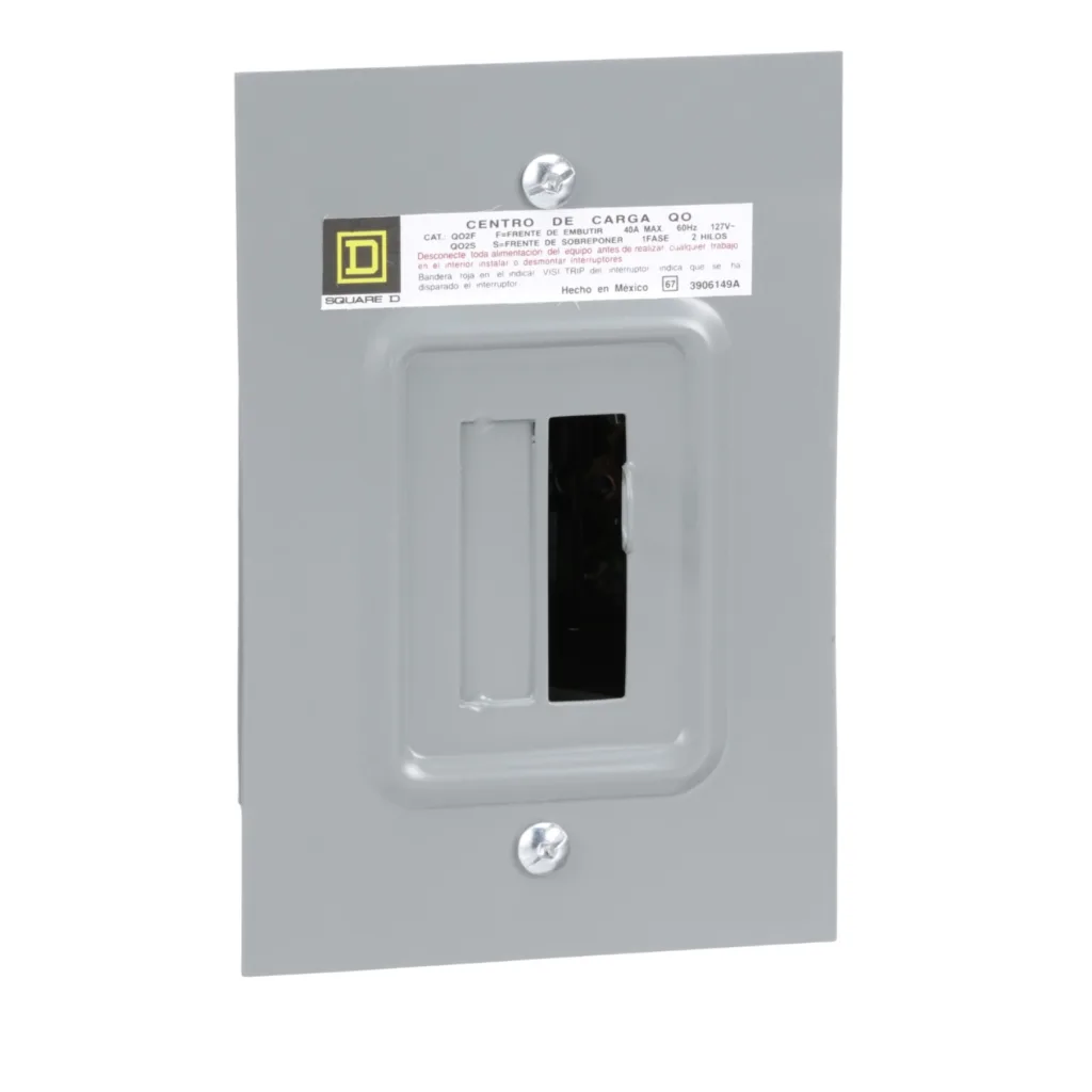 Centro de carga de empotrar para 2 polos QO2F Square D